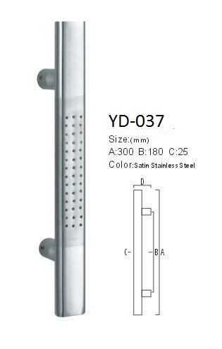 YD-037,SS Print-Sized Door Pull